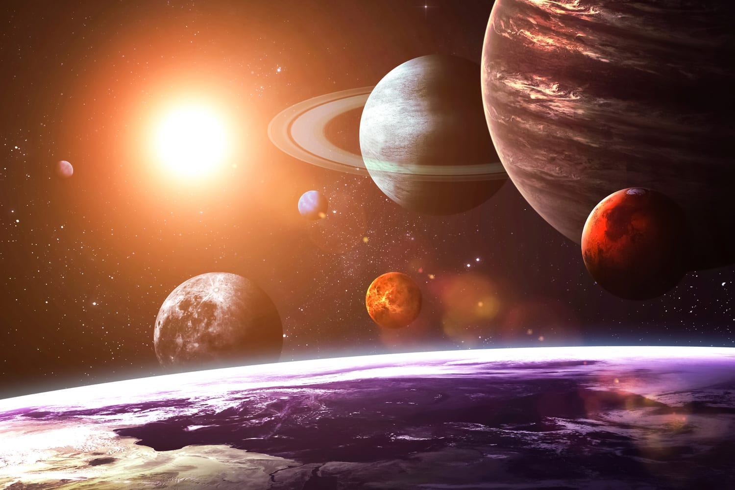 Qué tan grandes somos en el espacio - 13 increíbles hechos del sistema ...