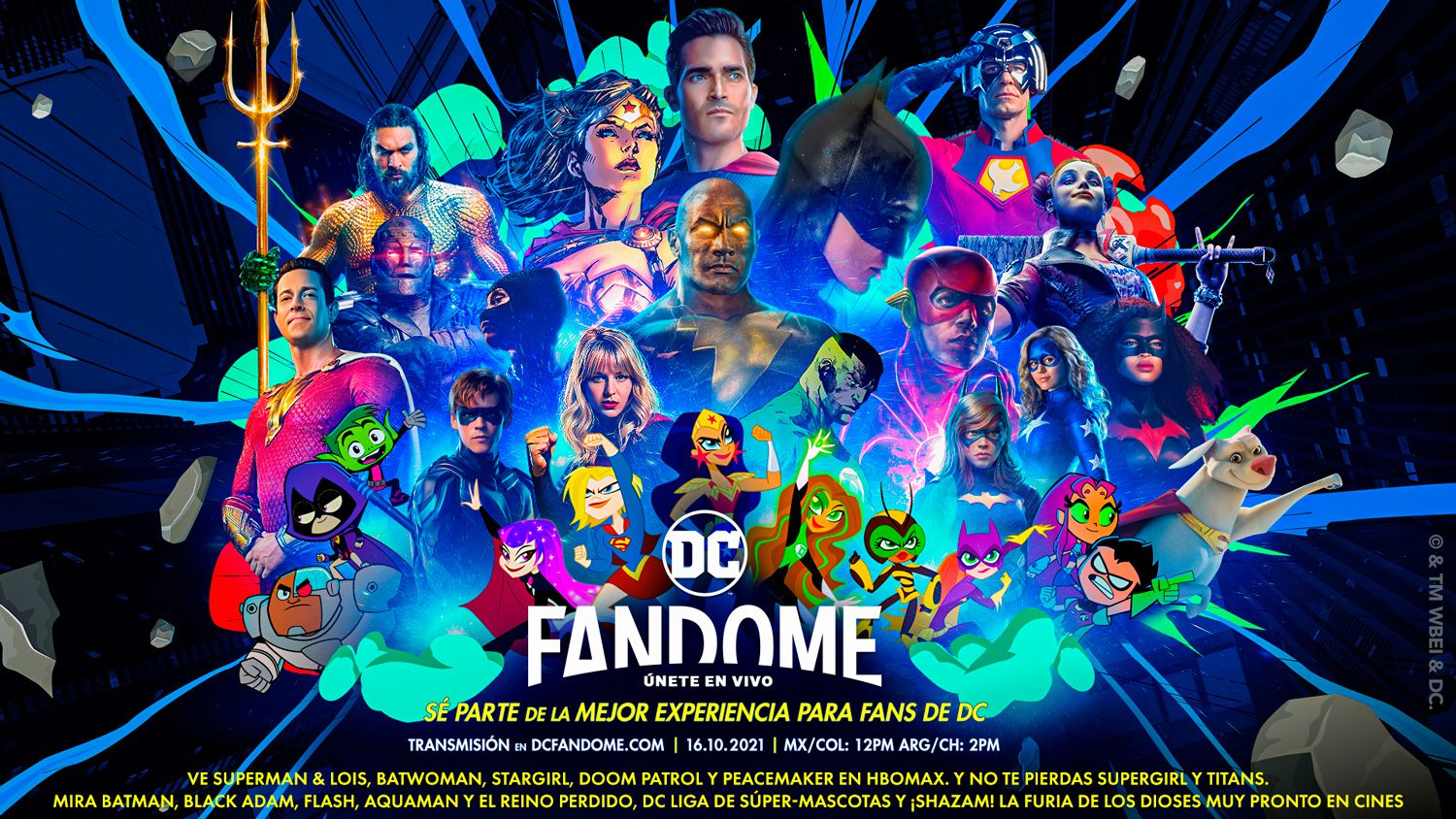 Cómo ver el evento mundial DC FanDome 2021 - ACIR Online